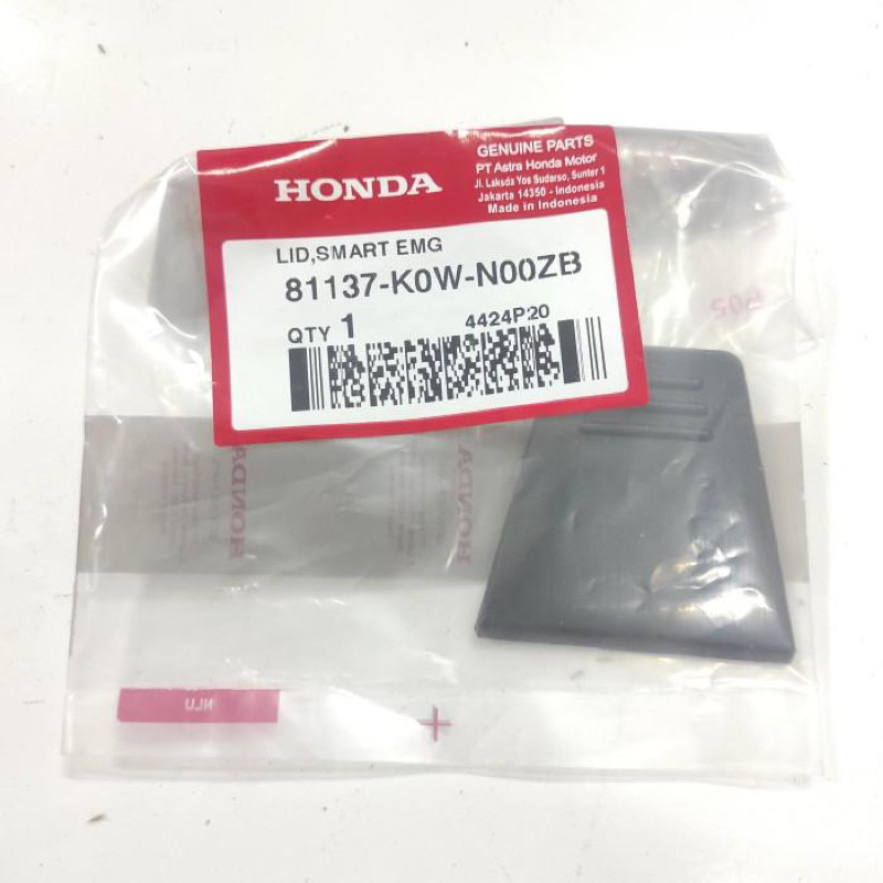 Jual 81137-K0W-N00ZB Lid Smart Emg Emergency ADV 150 160 Original ...