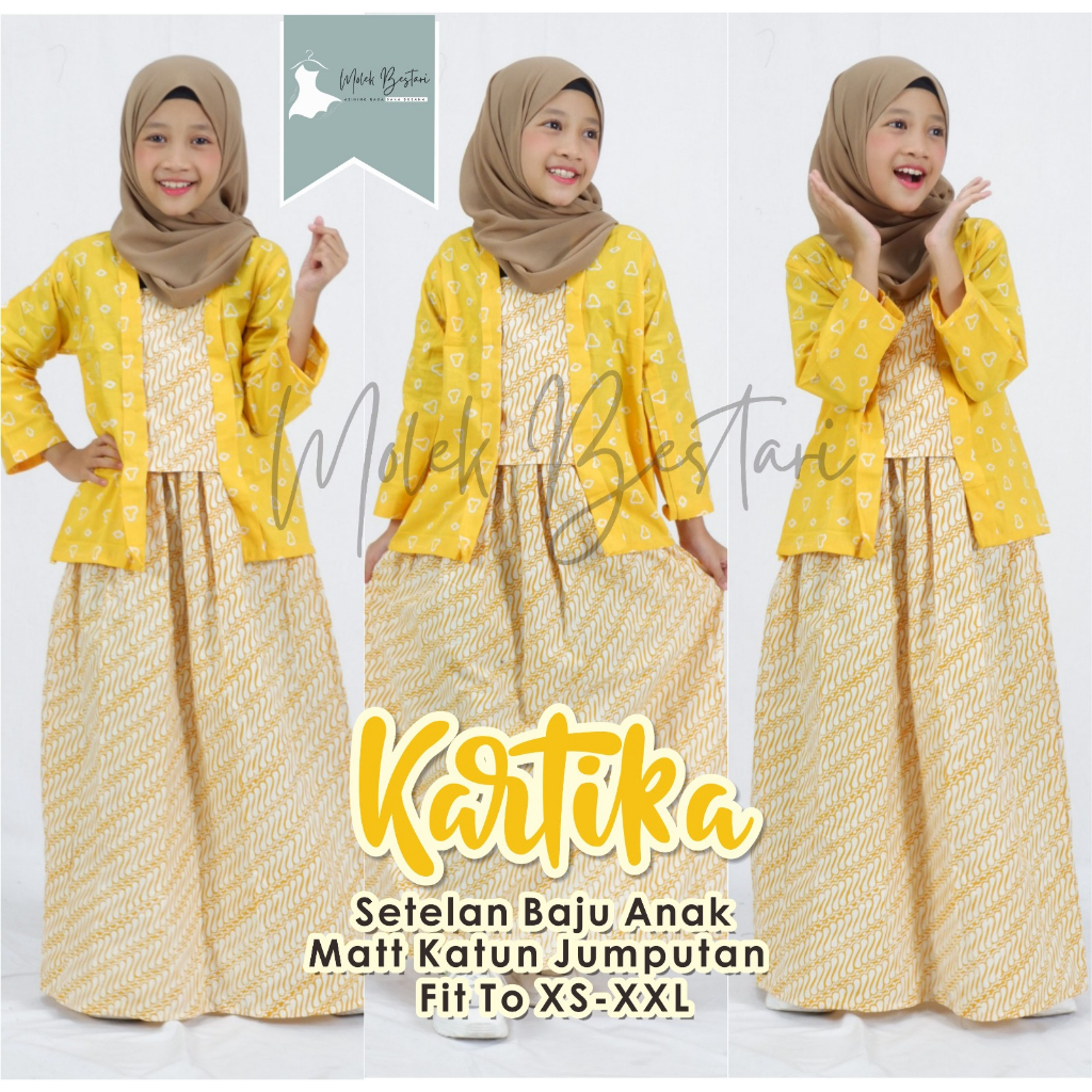 Jual KARTIKA One Set Batik Anak Remaja Perempuan 1-13 Tahun Baju ...