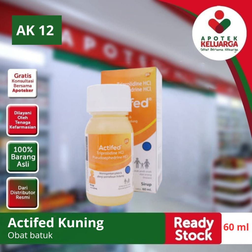 Jual ACTIFED SIRUP KUNING 60 ML#OBAT PILEK #TERMURAH ORI COD | Shopee ...