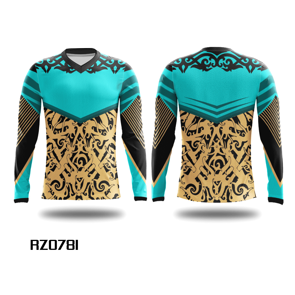 Jual Kaos Jersey Sepeda Motif Batik Dayak Borneo Kalimantan Custom ...