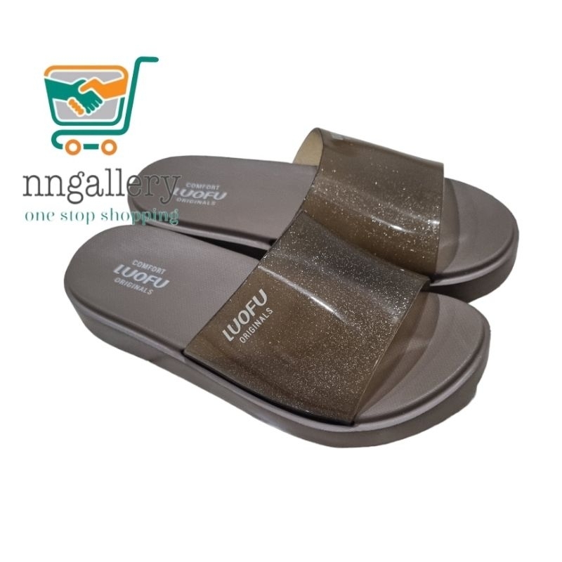 Jual LUOFU ORIGINAL 7199 A2 TF6B SANDAL SELOP WANITA / SENDAL KOKOP ...