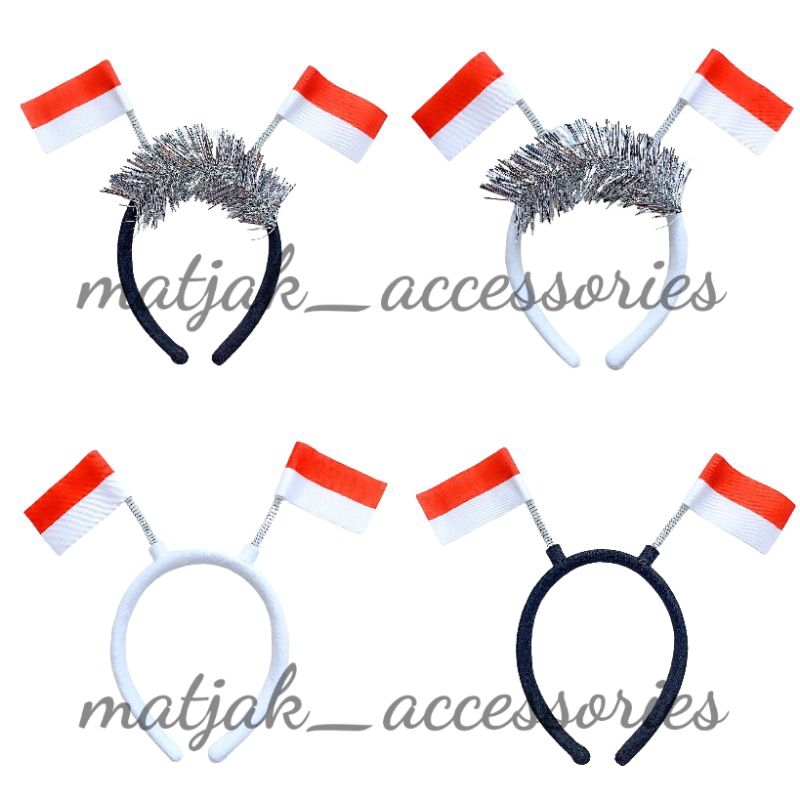 Jual Bando Bendera Merah Putih Indonesia Bando Tuing Tuing Per Slinger ...