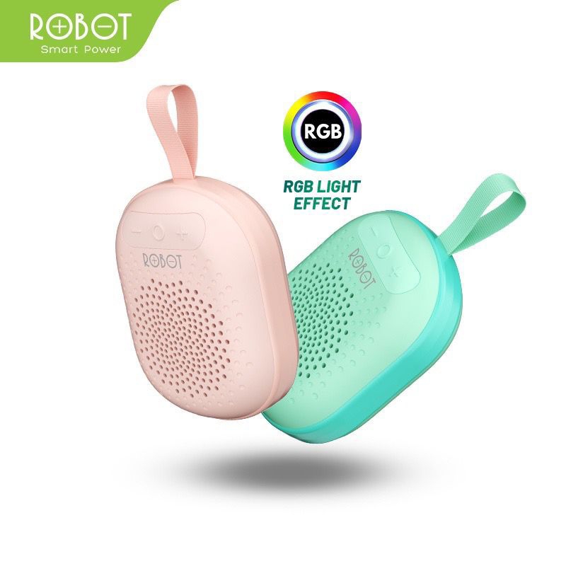 Jual ROBOT MINI SPEAKER BLUETOOTH RB20 RGB LIGHT TWS MODE TF CARD ...