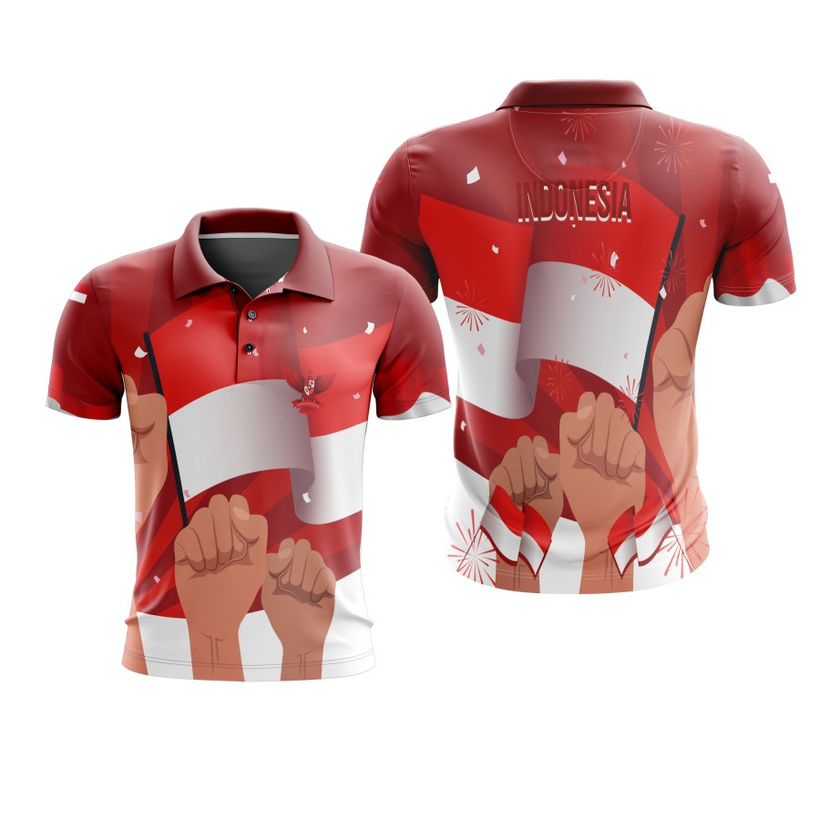 Jual Baju Kaos Polo Wangki Kemerdekaan Indonesia HUT RI 78 Dewasa ...