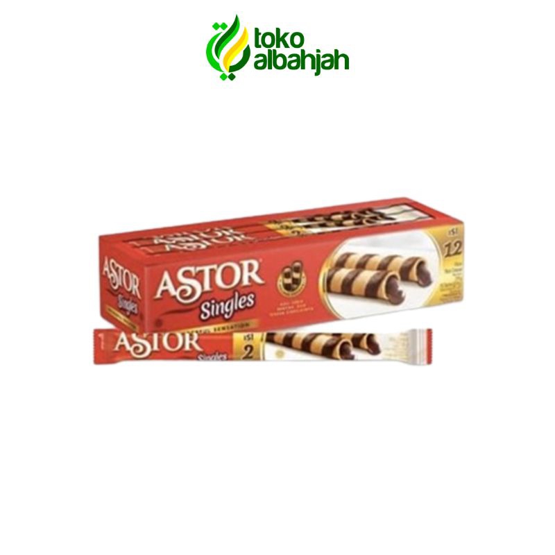 Jual Astor Wafer Stick Cokelat Roll Singles 18GR | Shopee Indonesia