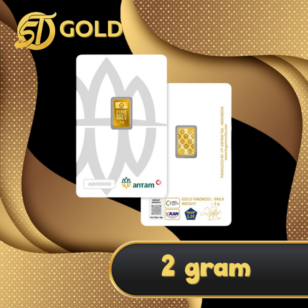 Jual Emas Logam Mulia Antam 2 gram | Shopee Indonesia