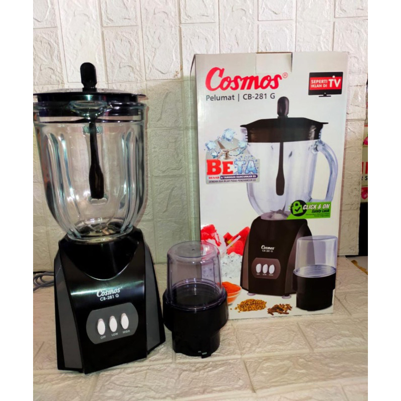 Jual Blender Cosmos 2 in 1 Blender Cosmos Kaca 281G Blender Pelumat ...
