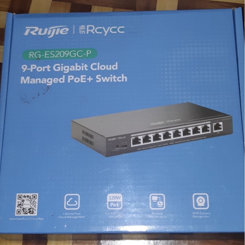 Jual Switch Hub Ruijie RG-ES209GC-P Gigabit Managed POE | Shopee Indonesia