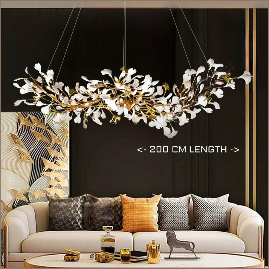 Jual Lampu hias gantung premium ISLAND MODERN ELEGANT SPRING LEAVES ...