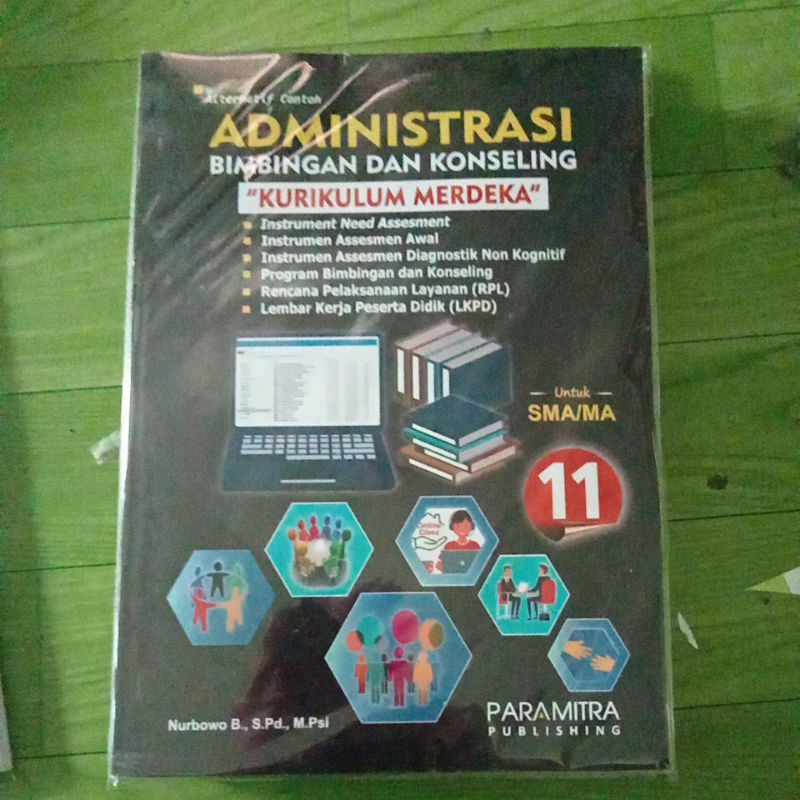 Jual 1 Buku + CD administrasi bimbingan dan konseling kurikulum merdeka untuk SMP SMA SMK ...