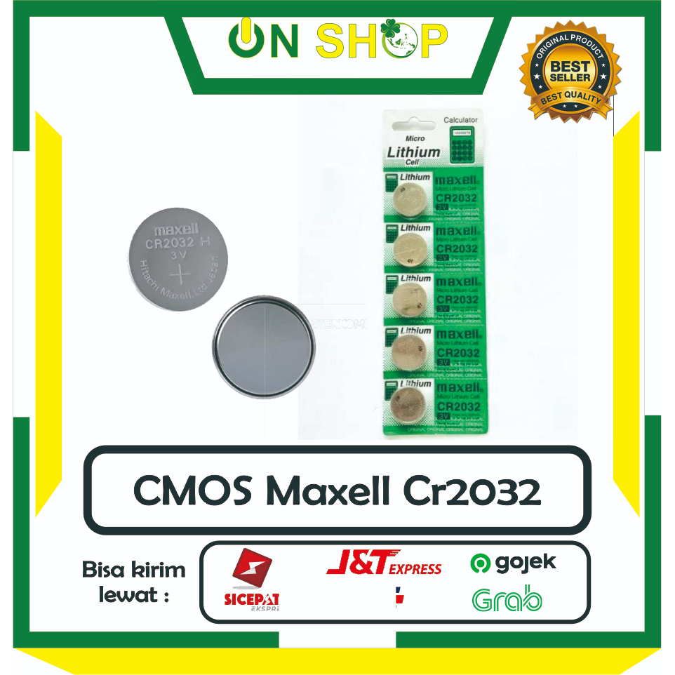 Jual Battery CMOS / Batre CMOS / Baterai CMOS Maxell CR2032 | Shopee ...