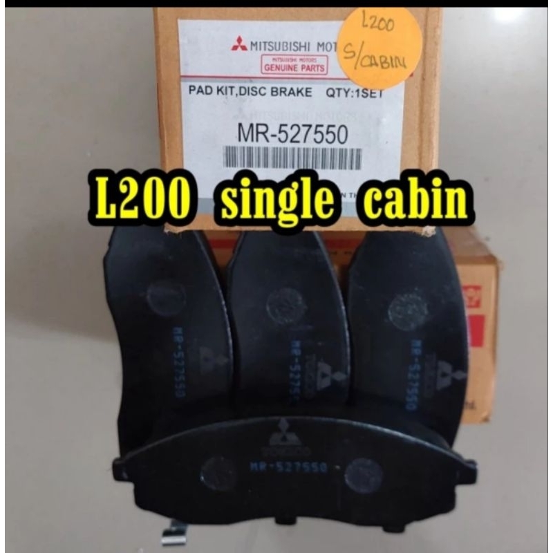 Jual Brakepad Kampas Rem Depan L200 Single Cabin MR527550 | Shopee ...