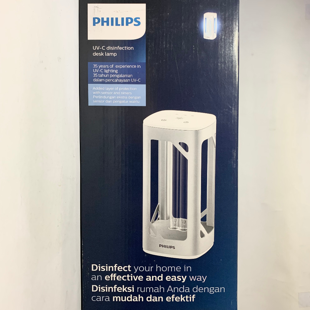 Jual Philips UV-C Disinfection Desk Lamp dengan Sensor dan Pengatur Waktu / Sterilizer Steril ...