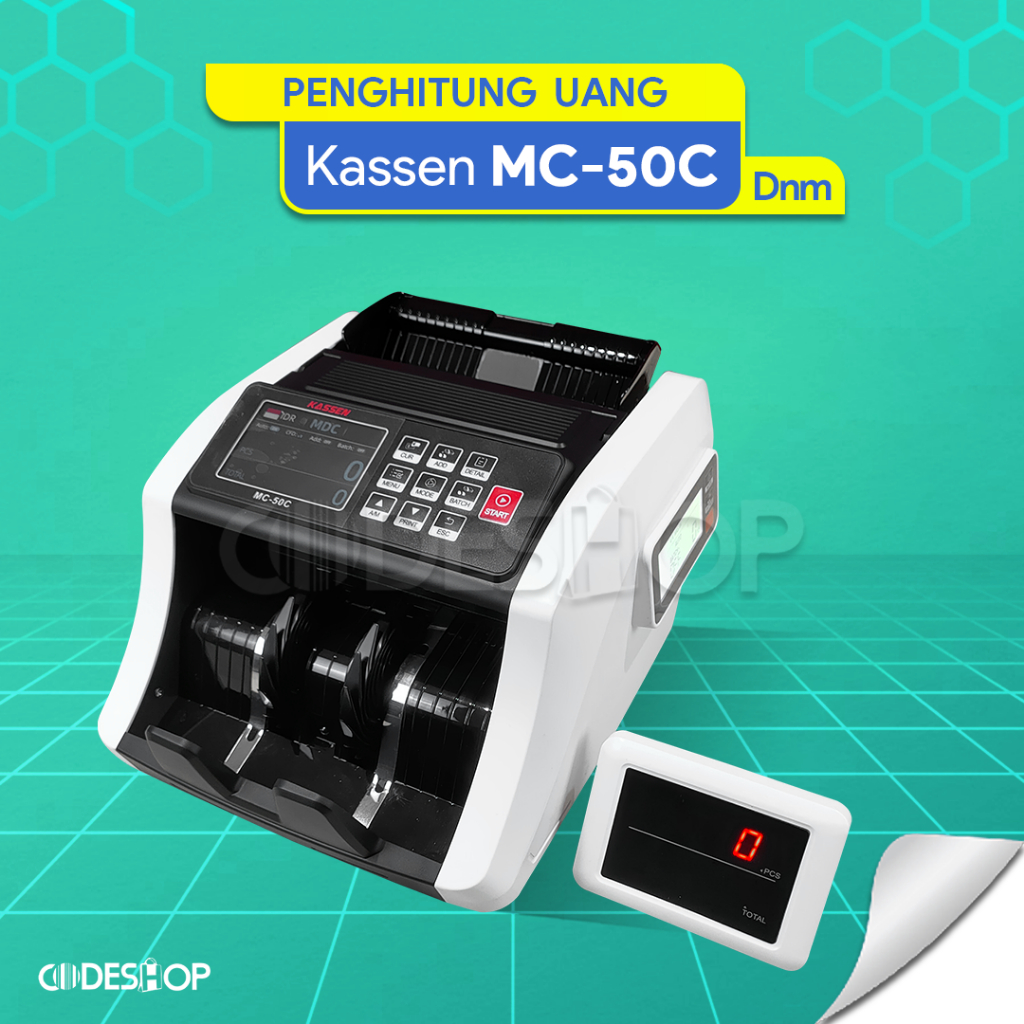 Jual Mesin Penghitung Uang Kassen MC-50C Money Bill Counter ( Auto ...