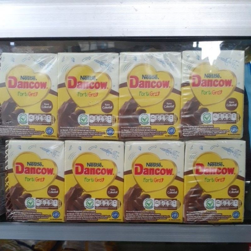 Jual dancow forti gro 110ml susu UHT isi 4 kotak | Shopee Indonesia