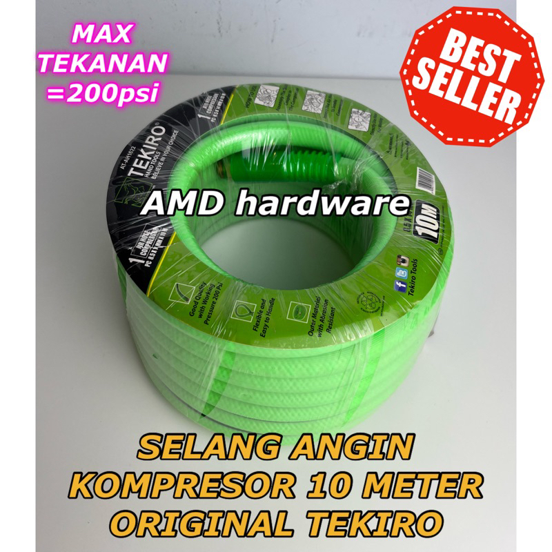 Jual Selang Angin Kompresor 10 Meter TEKIRO Original Japan Compressor ...