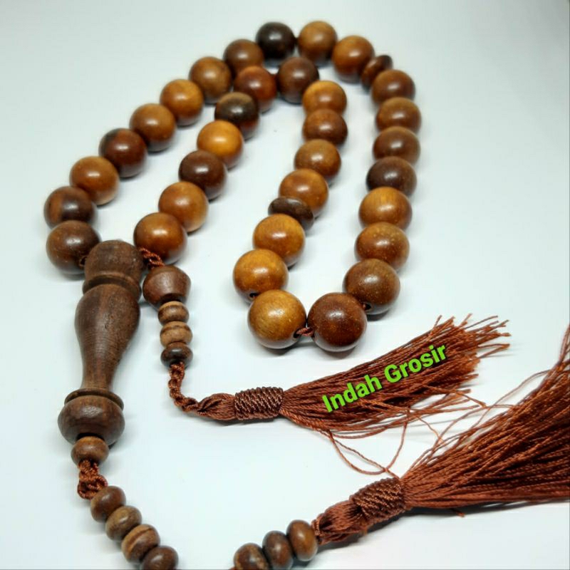 Jual Tasbih kayu setigi 33butir 12mm original | Shopee Indonesia