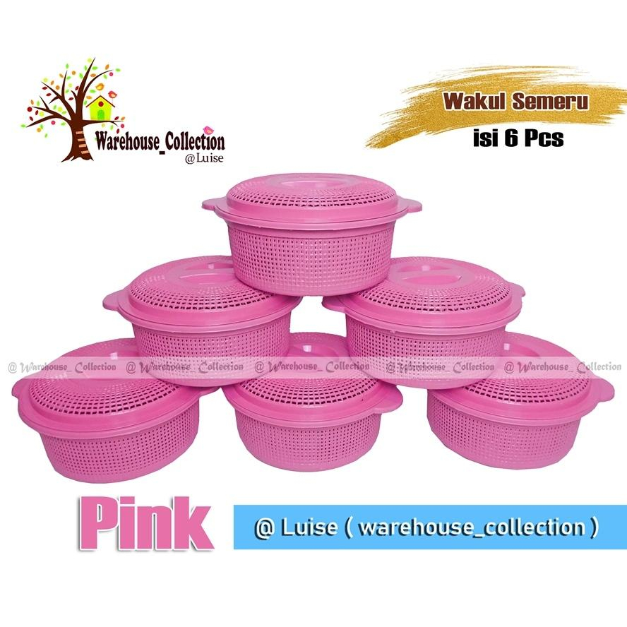 Jual 6PCS X Tempat Nasi Tutup Plastik murah /Bakul Nasi / tempat berkat ...