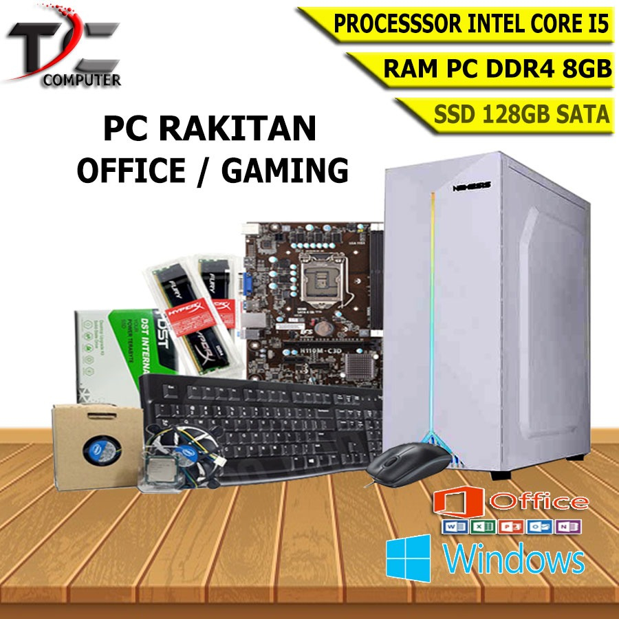Jual PC RAKIT GAMING OFFICE LGA 1151 DDR4 PC RAKITAN SIAP PAKAI ...