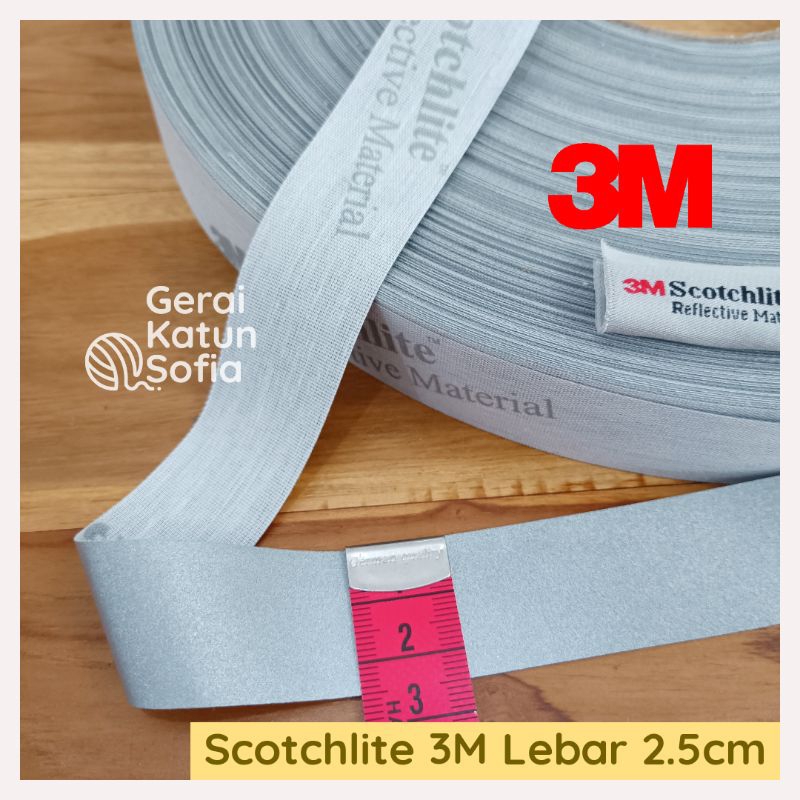 Jual Pita Scotchlite Merk 3M TIPE 8906 Lebar 2.5 Cm | Skotlet 3M ...