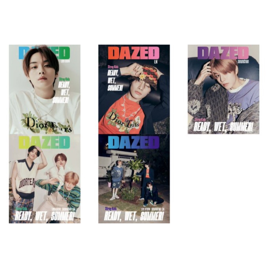 Jual Majalah Dazed & Confused Korea Juli 2023 (Stray Kids Lee Know, Seungmin, I.N) | Shopee ...
