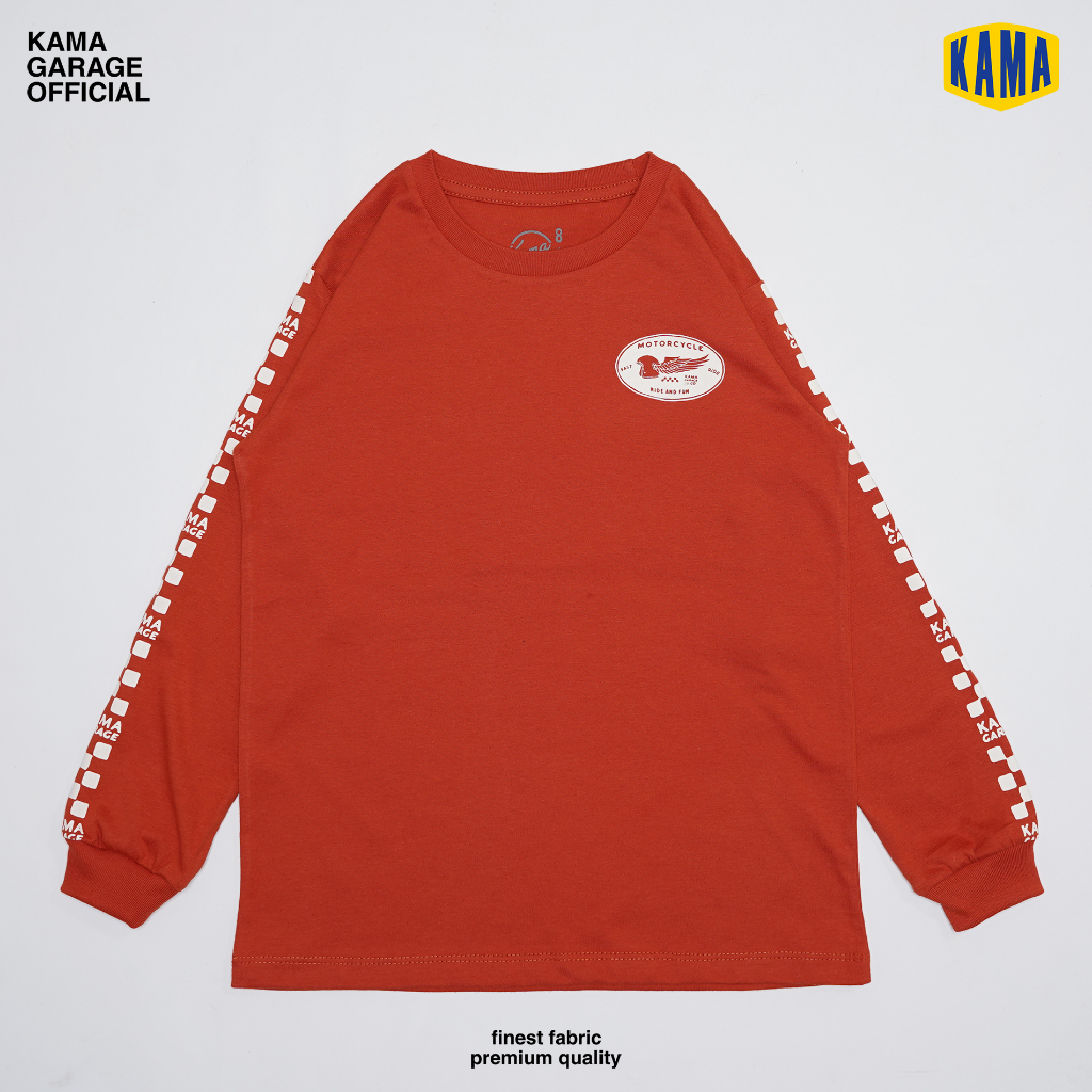 Jual KAMA GARAGE Motorcycle Fast Ride - long sleeve premium - kaos anak ...