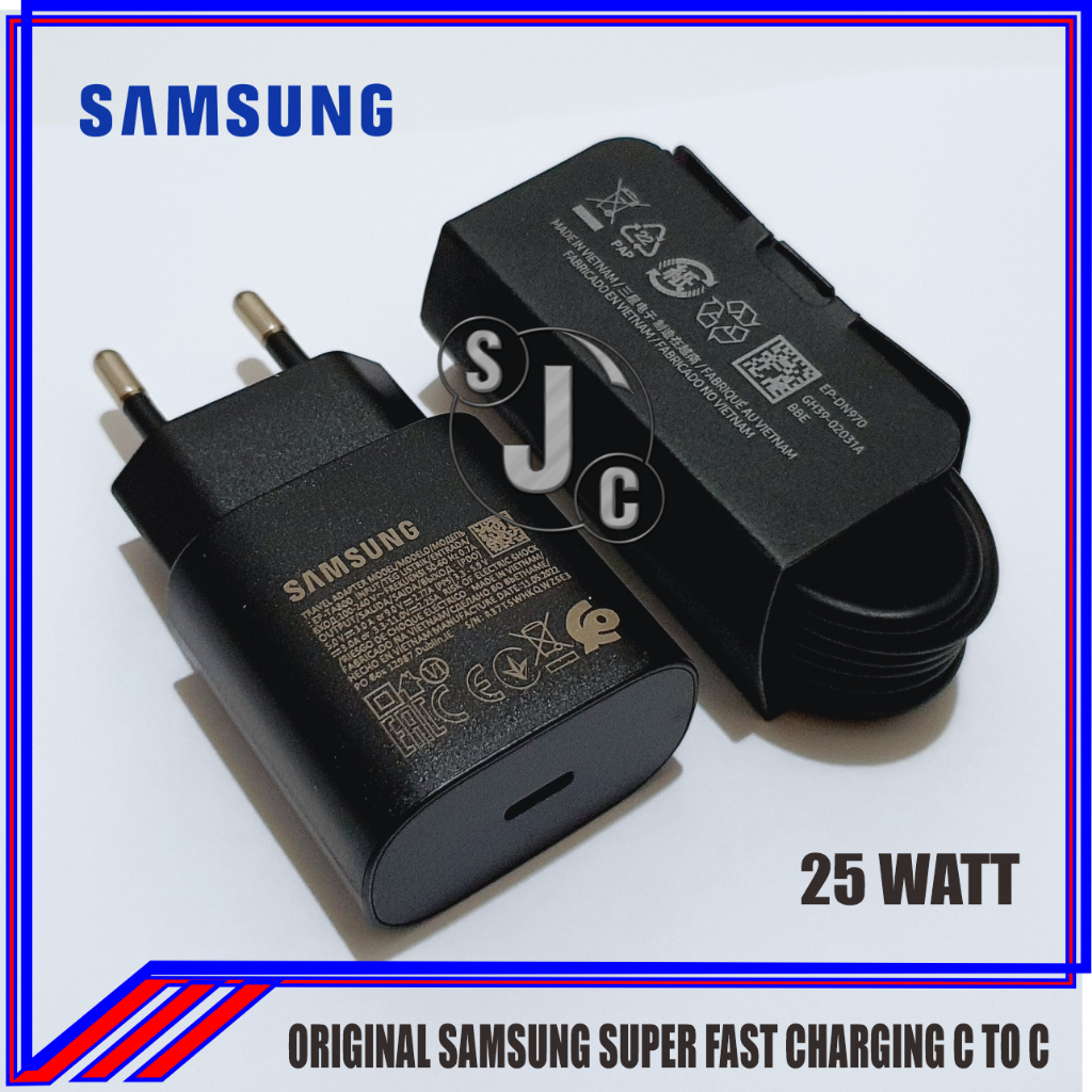 Jual Charger Samsung Original Type C 25 watt Original 100% Ori Samsung ...