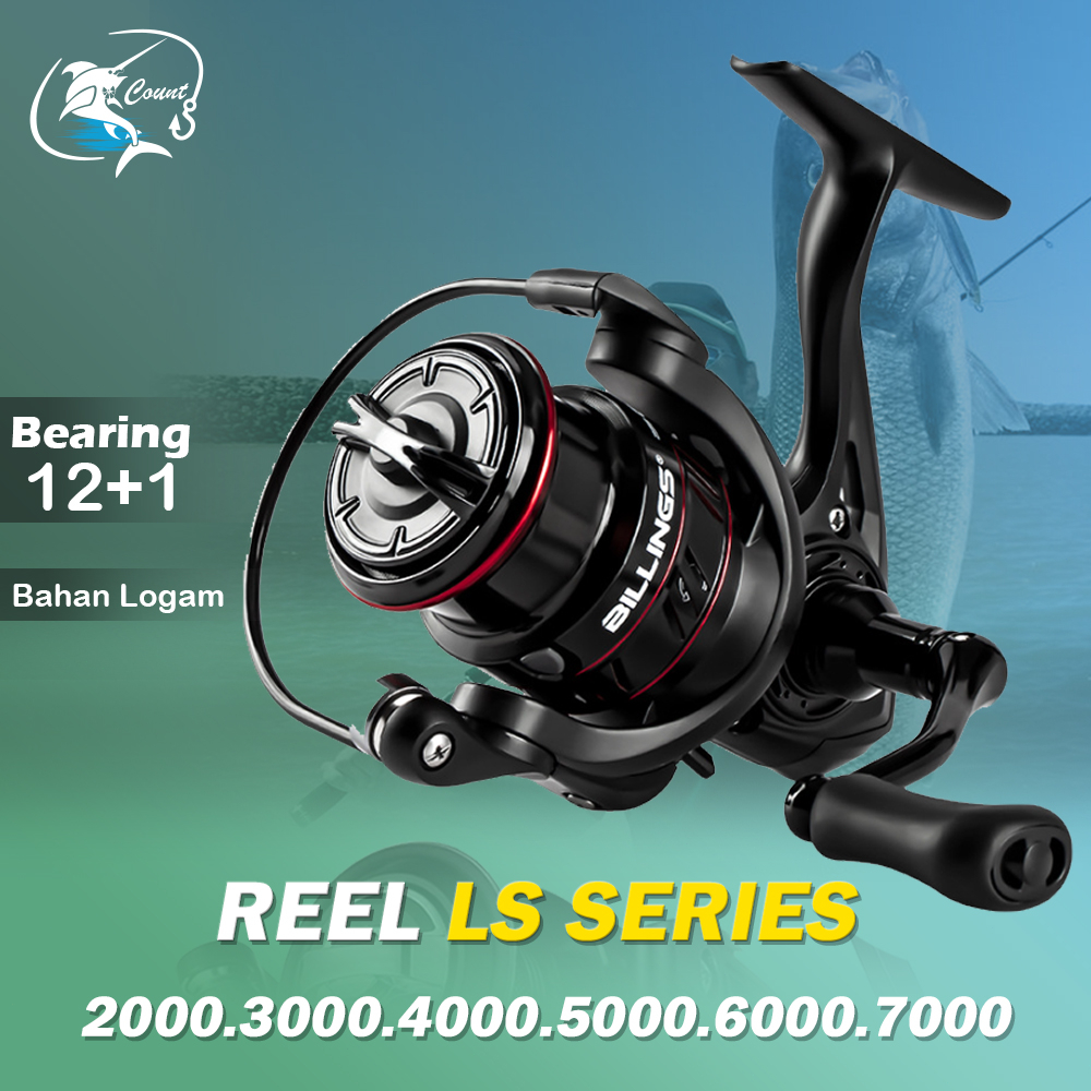 Jual Reel Pancing LS2000-7000 5.0: 1 / Metal Fishing Spinning Reel ...