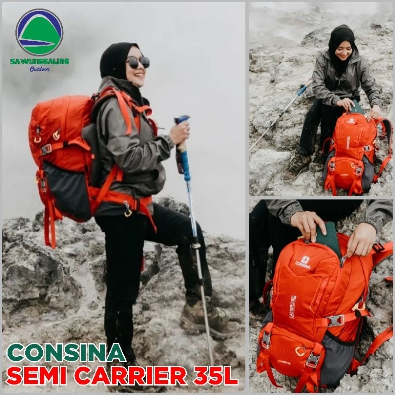 Jual Tas Daypack Backpack Consina Original Mountain Adventure Bag 35L ...