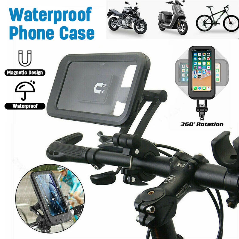 Jual HOLDER HP Motor Waterproof Tas Handphone Anti Air kuat kokoh Tempat dudukan Hp Sepeda Anti ...