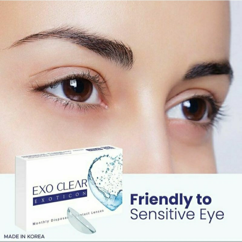 Jual SOFTLENS EXO CLEAR by Exoticon / Softlens bening / Tersedia minus ...