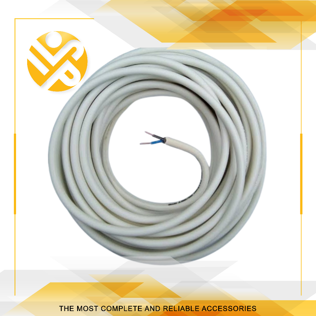 Jual Kabel Listrik NYM 2 x 1.5 / Kabel Putih Tunggal Meteran | Shopee ...