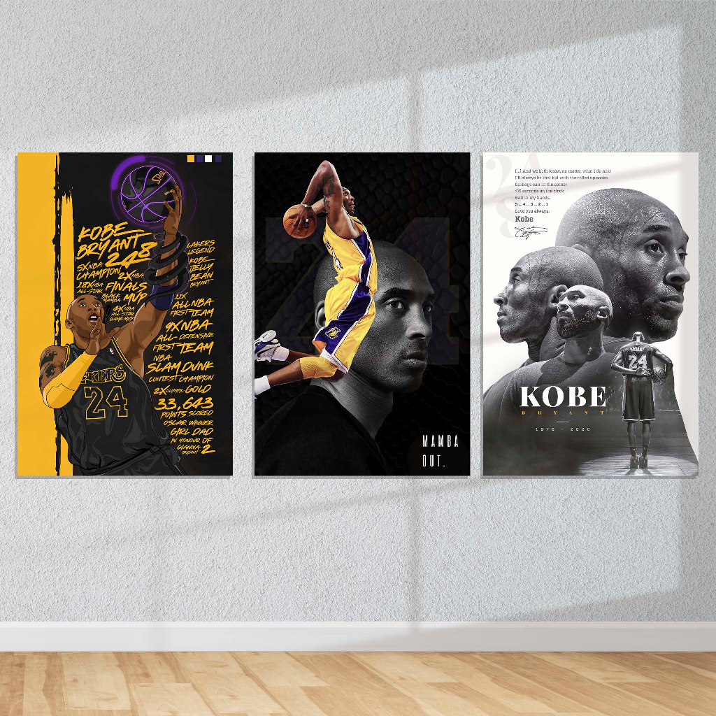 Jual Hiasan Dinding Kobe Bryant [20X30] Wall Decor Pajangan Dinding ...