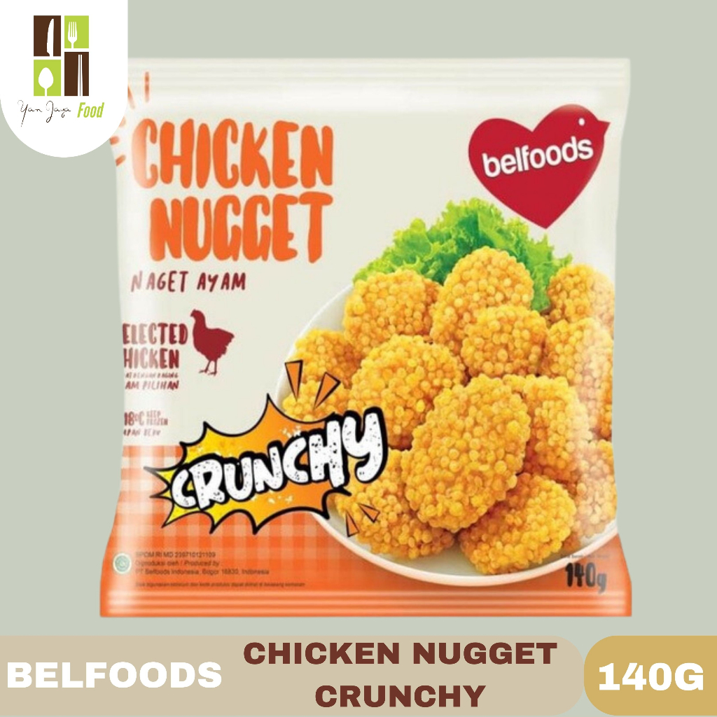Jual Belfoods Chicken Nugget Crunchy / Naget Ayam Cruncy 140g | Shopee ...