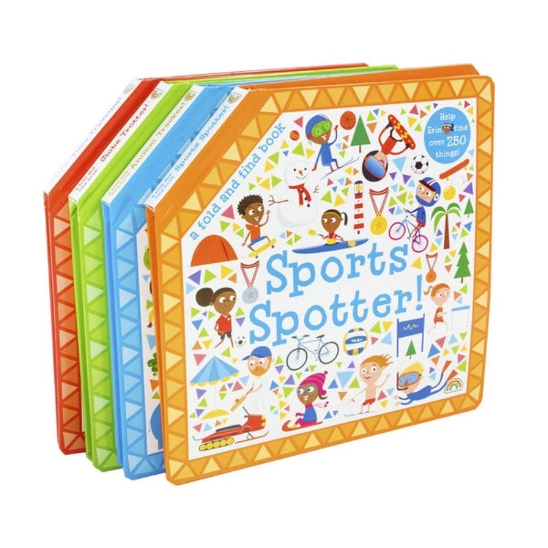 Jual Fold and Find Books : Animal Tracker / Sports Spotter / Globe ...