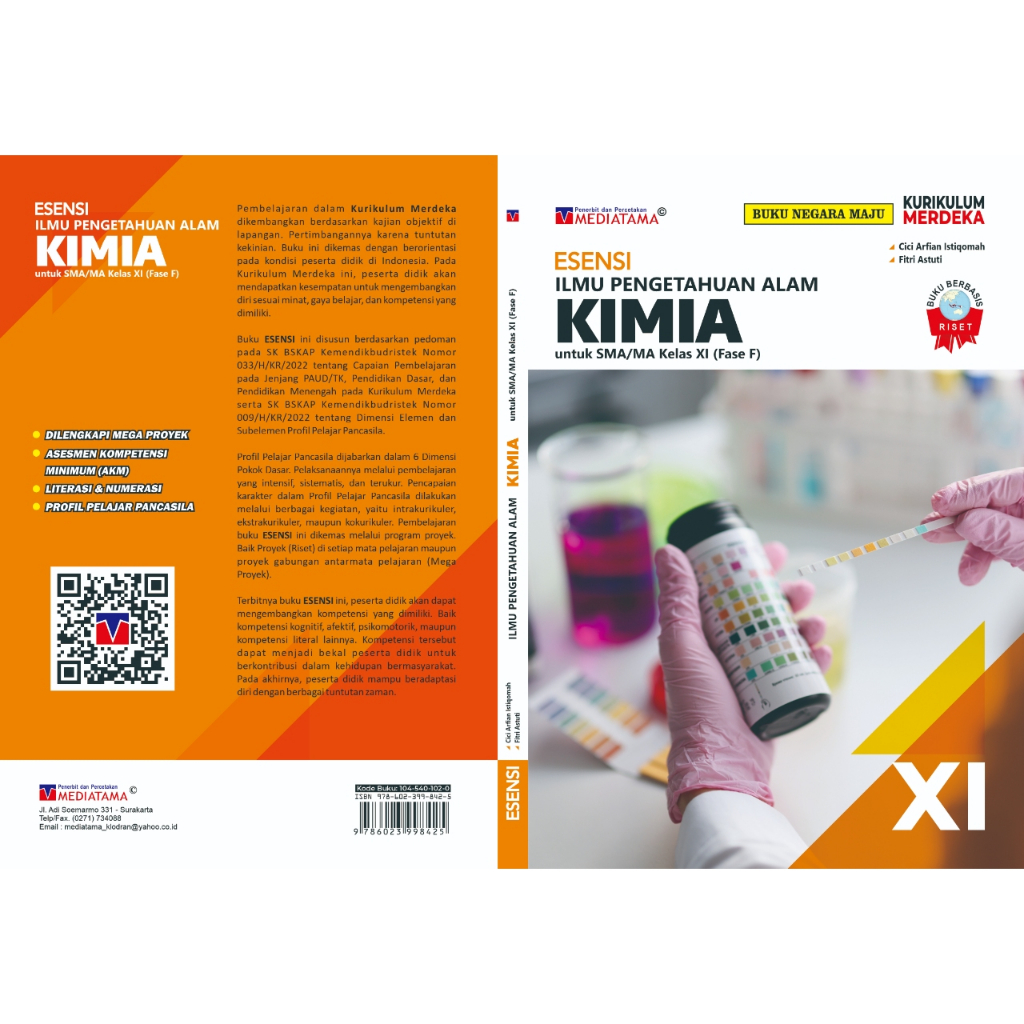 Jual ESENSI Kimia SMA/MA Kelas XI (Fase F) Kurikulum Merdeka Buku Berbasis Riset | Shopee Indonesia