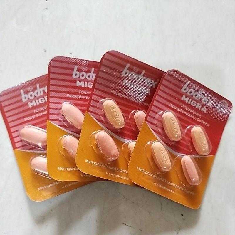 Jual Bodrex Migra paket 4 strip @ 4 tablet | Shopee Indonesia
