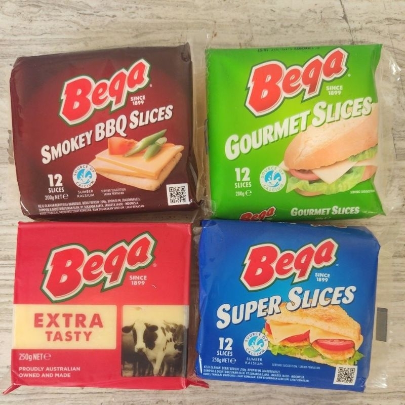 Jual [ BEGA CHEESE ] smokey red cheddar slice / bega STRINGERS ...