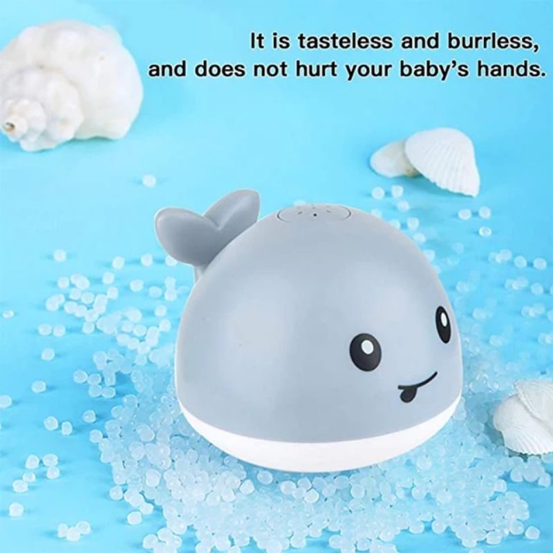 Jual whale spray bath toys/mainan air ikan paus/mainan mandi anak ikan ...