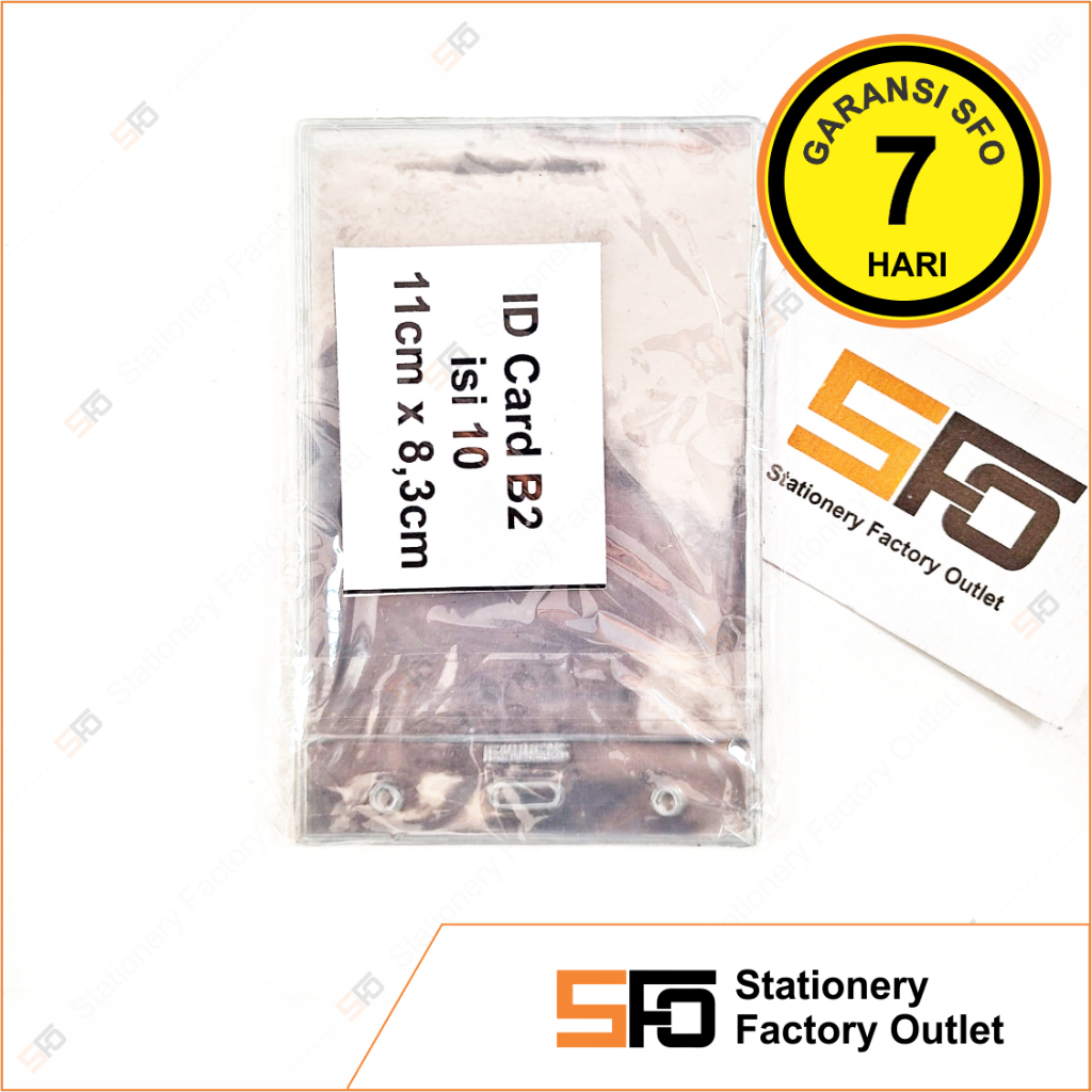 Jual ID Card B2 isi 10 - 11 x 8.3 CM | Shopee Indonesia