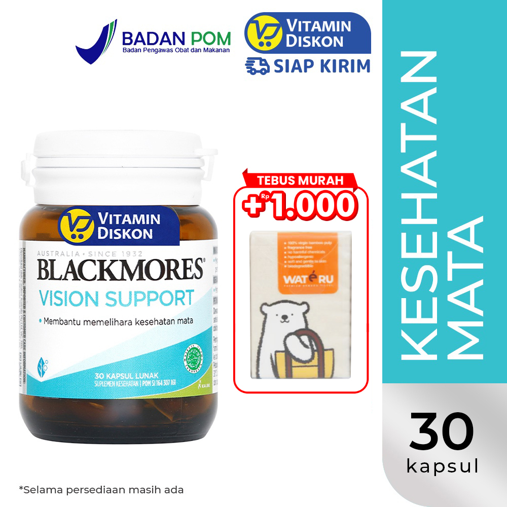 Jual BLACKMORES VISION SUPPORT BPOM KALBE - 30 CAPS | Suplemen ...
