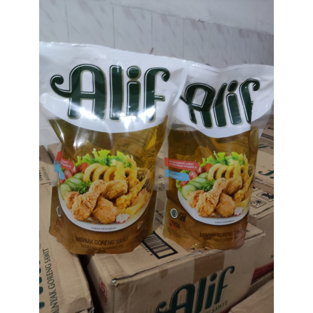 Jual minyak goreng premium Alif kemasan 2 liter kartonan | Shopee Indonesia