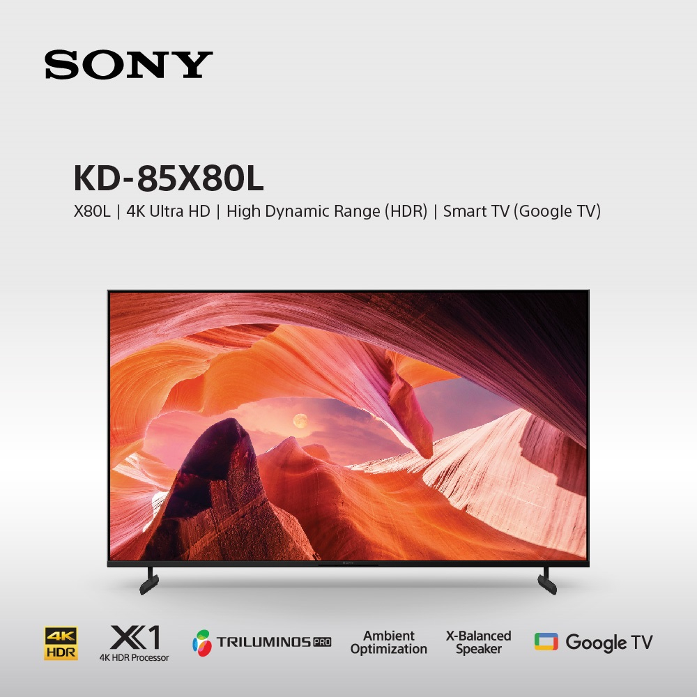 Jual SONY Bravia X80L 85 Inch Ultra HD 4K High Dynamic Range | Smart Google TV | Shopee Indonesia