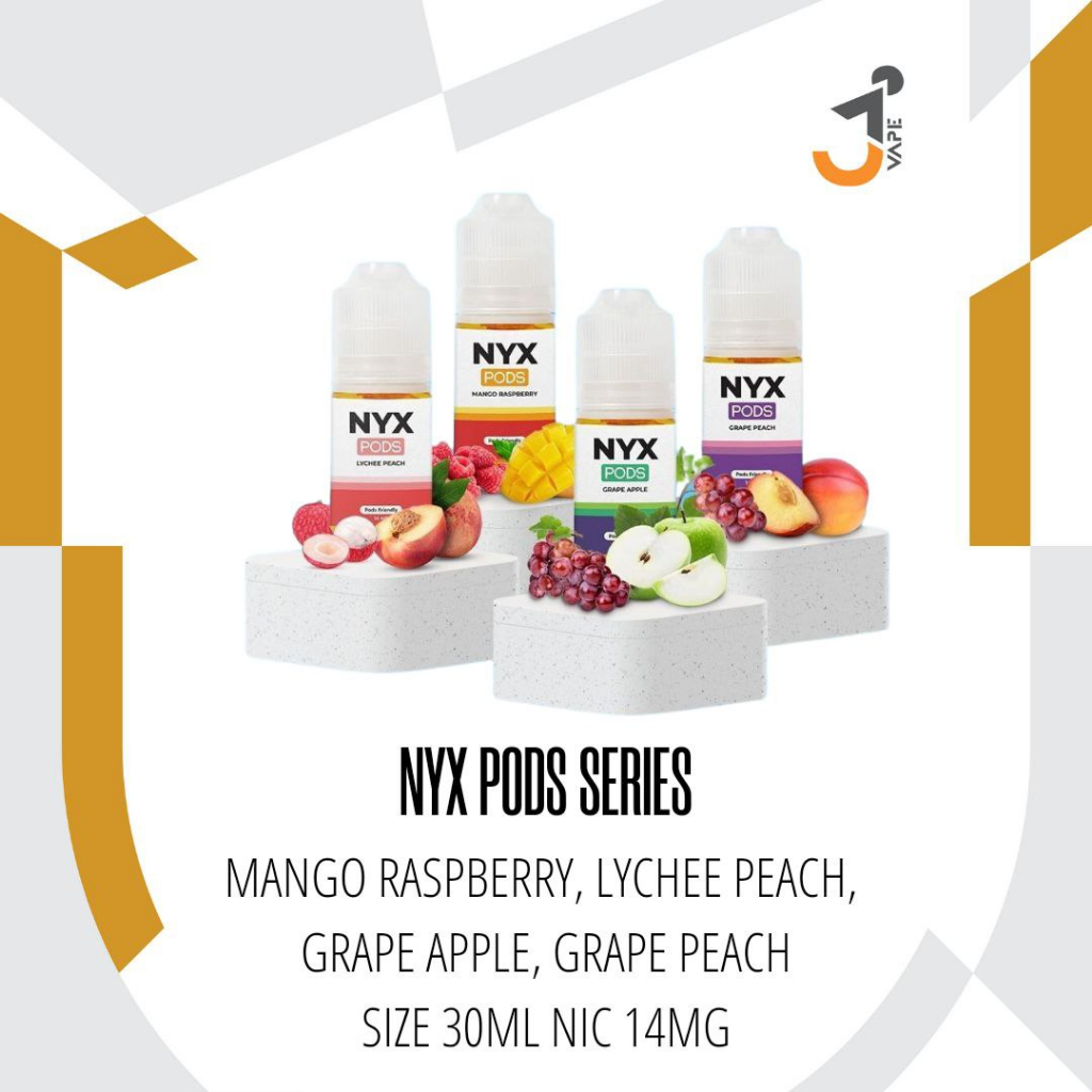 Jual NYX PODS SERIES 30ML 14MG BY JVS LABZ PODS FRIENDLY E-LIQUID ...