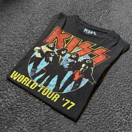 Jual Kiss World Tour 77' Merchandise Tshirt | Shopee Indonesia