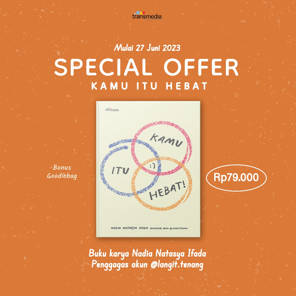 Jual Buku Motivasi Kamu Itu Hebat - Nadia Natasya Ifada - Transmedia ...