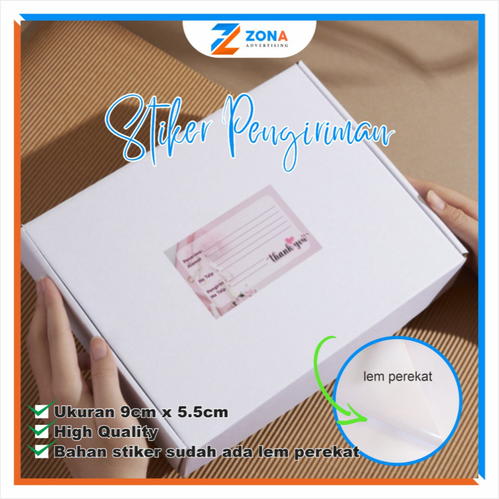 Jual STIKER LABEL PENGIRIMAN / STIKER PAKET / STIKER ALAMAT / STIKER ...