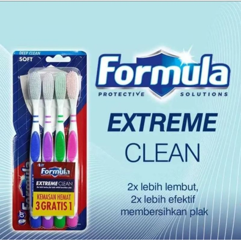 Jual Sikat Gigi Formula Extreme Clean 4S (isi 4) kemasan baru | Shopee ...