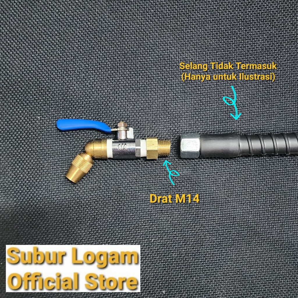Jual Nozzle / Spuyer untuk cuci AC + Drat 1/4 ( untuk disambung ke ...