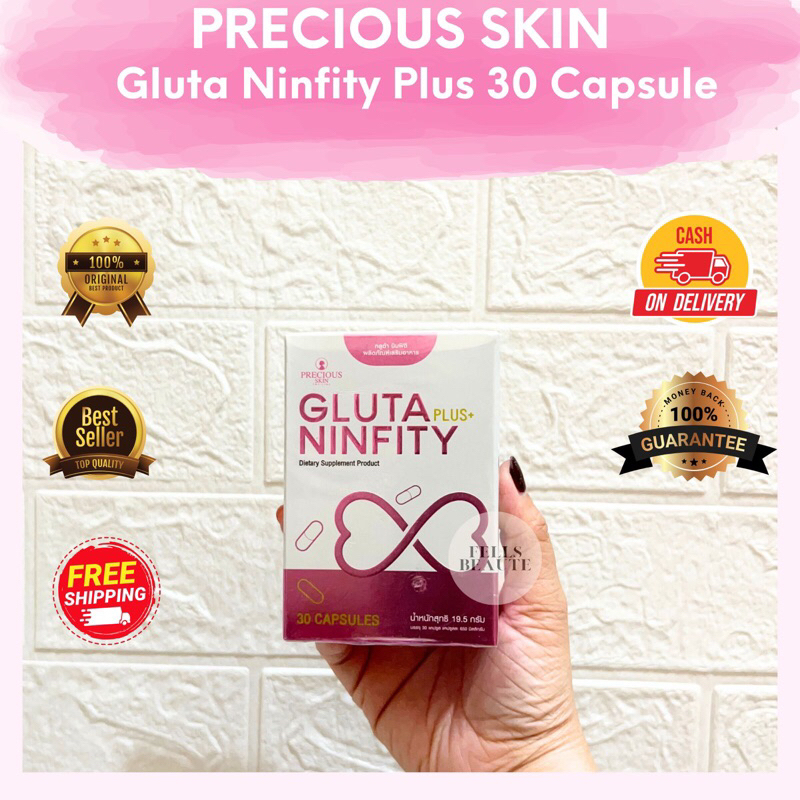 Jual GLUTA NINFITY PLUS BY PRECIOUS SKIN THAILAND SALMON COLLAGEN ...